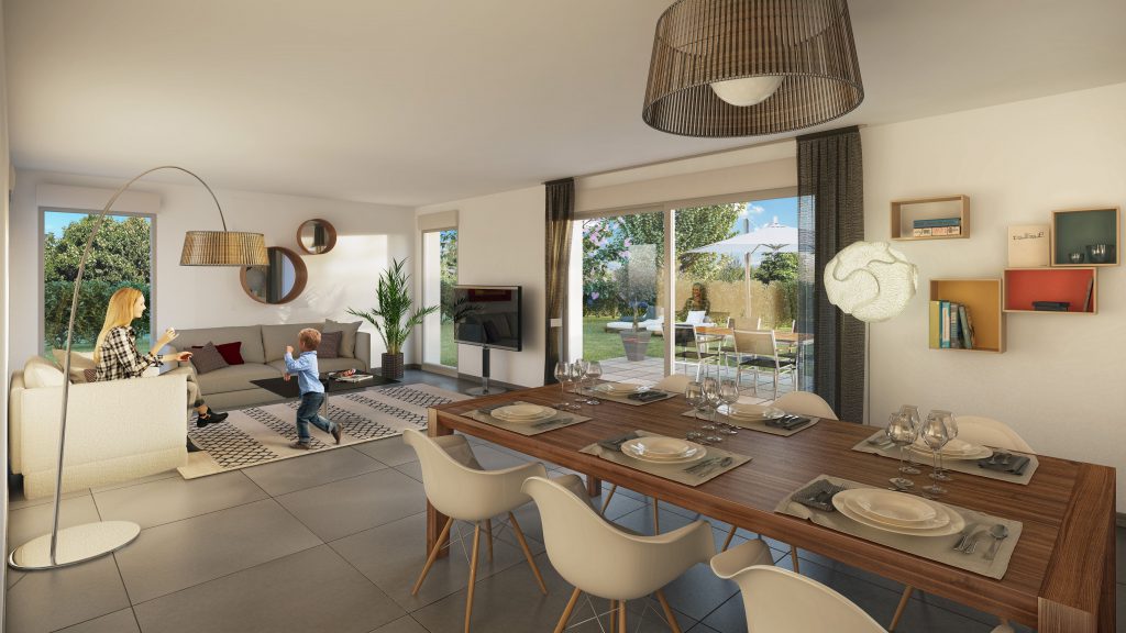 Intérieur maison moderne - Maisons d'en France Nord